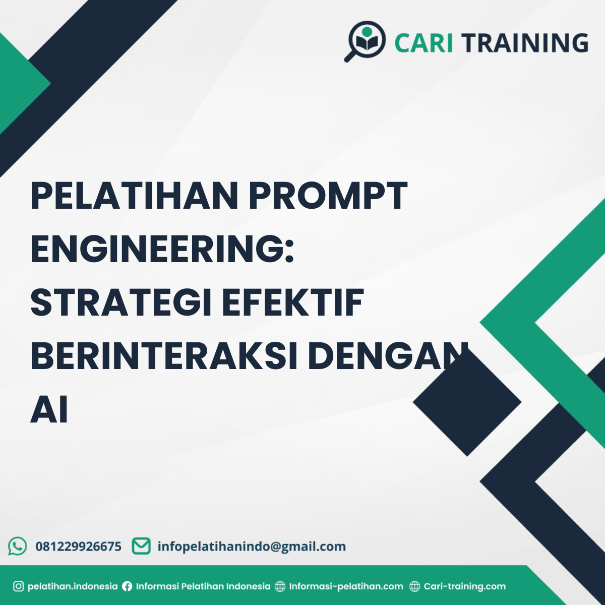 PELATIHAN PROMPT ENGINEERING: STRATEGI EFEKTIF BERINTERAKSI DENGAN AI | Pusat Informasi Training ...
