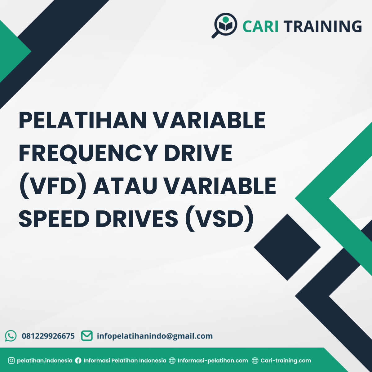 Pelatihan Variable Frequency Drive (VFD) atau Variable Speed Drives ...