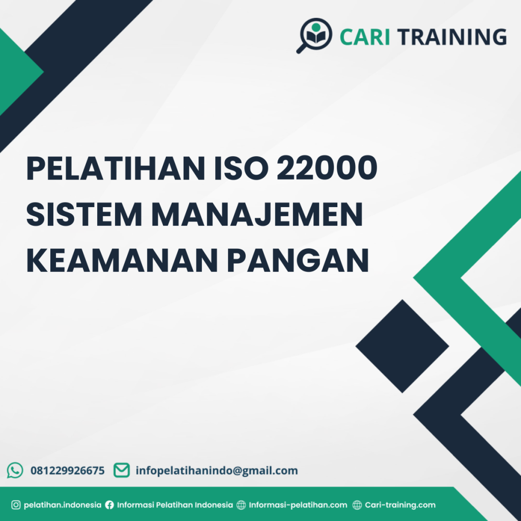 PELATIHAN ISO 22000 SISTEM MANAJEMEN KEAMANAN PANGAN | Pusat Informasi ...